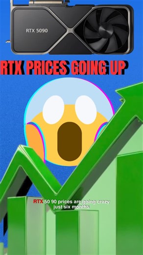 @shidd_gaming on Instagram: "RTX 5090 Price Explosion 💥 | 28% Hike in 6 Months😱 #RTX5090 #Nvidia #GPU #GamingNews #TechNews"