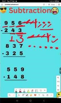 Three Digit Subtraction Made Super Easy 🎯 | Fun Math for Kids | Step-by-Step