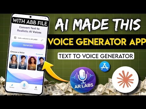 Create Your Own AI Voice Generator App 🔥 | Text to Speech App | No Coding Using AI