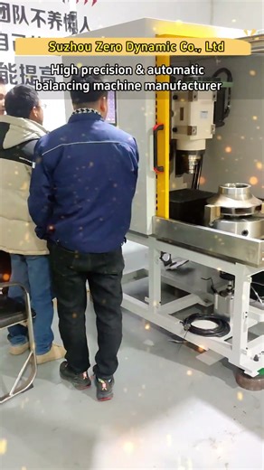 Commissioning of water pump impeller automatic balancing machine - Zero Dynamic.