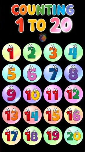 Count the number bubbles || one to twenty counting song for children