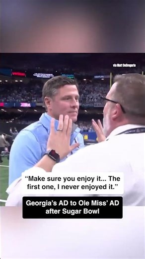 Some kind words were exchanged #collegefootballplayoff