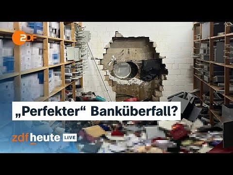 True Crime in Gelsenkirchen: Wie der Banküberfall gelingen konnte | ZDFheute live am Tatort