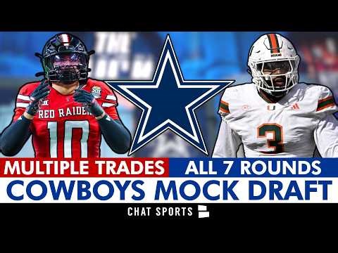 Cowboys Mock Draft: 7-Rounds With MULTIPLE Trades For The Dallas Cowboys After NFL Free Agency