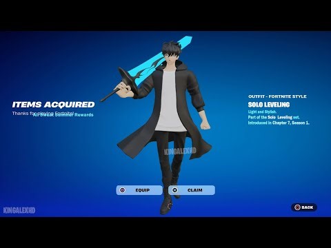 How To Get Solo Leveling Bundle NOW FREE In Fortnite! (Unlock Solo Leveling Skin) Free Solo Leveling