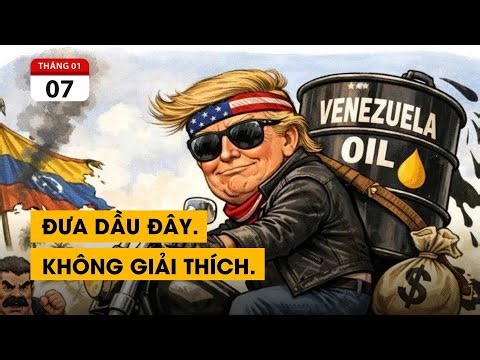 Ông Trump muốn "vơ vét" 50 triệu thùng dầu của Venezuela. Yếu là 1 cái tội.