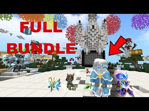 FULL CHRISTMAS BUNDLE GAMEPLAY BLOCKMAN GO BEDWARS 