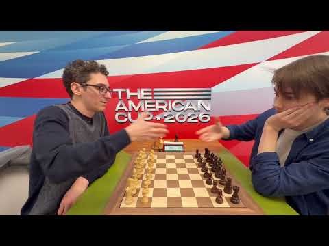 Fabiano Caruana vs. Gleb Dudin | The American Cup Blitz