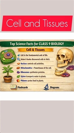 Class 9 Biology Made Simple: Cell & Tissues Explained!