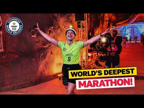 World's Deepest Marathon Ever | Guinness World Records
