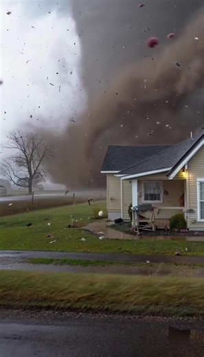 🌪️ TORNADO DAMAGE REPORTED CENTRAL ILLINOIS 🌪️ A confirmed tornado caused damage to homes and property between Mount Zion and Long Creek, Illinois, as a powerful storm cell tracked eastward. The tornado remained on the ground roughly 5 miles WNW of Hammond, IL, producing intense winds and a dangerous debris cloud across rural areas. Emergency crews and spotters reported active damage as the storm moved through open farmland and residential pockets. Conditions were extremely hazardous during th