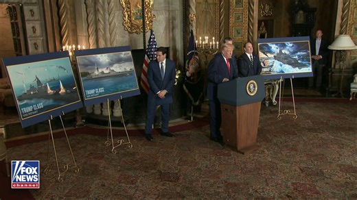 PRESIDENT TRUMP announces the Navy will begin construction on two of the largest battleships in the world. | Fox News