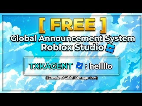 FREE Global Announcement System in Roblox Studio (Easy & Powerful!)