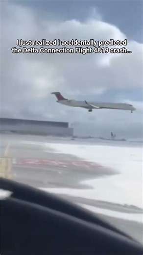 I accidentally predicted the Delta Connection Flight 4819 crash