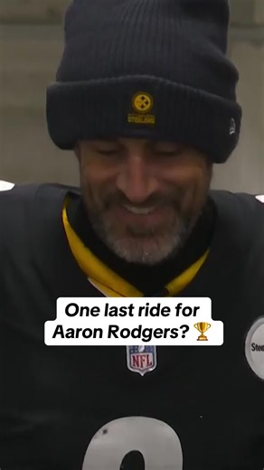 Aaron Rodgers is all smiles after their win over the Ravens #nfl #steelers #packers #aaronrodgers