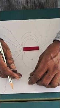 How to Draw Magnetic lines of Force #science #experiements #funscience #littlescience