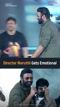 Director Maruthi Gets Emotional | The RajaSaab Pre-Release Event | Shreyas Mediad