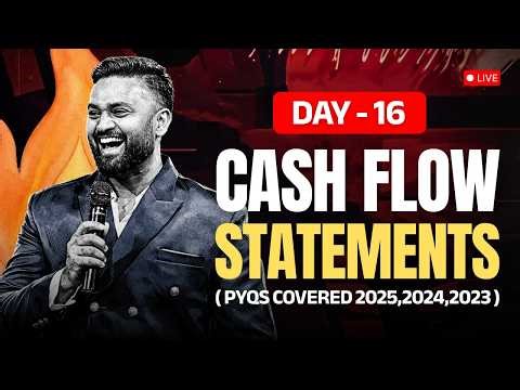 CASH FLOW STATEMENT | PYQS COVERED | ACCOUNTS DAY-16 | CLASS 12 ISC | SHUBHAM JAGDISH | 8112601234