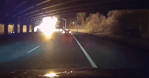 Dashcam Shows Massive Oil Tanker Explosion in Kentucky