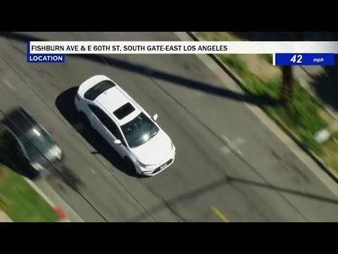 Reckless driver pursuit in LA County