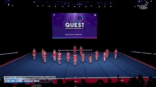 Ruby Red Cheer - Radiant Reds [2026 L2.1 - Rec Performance Elite - 12Y Day 2] 2026 The Quest