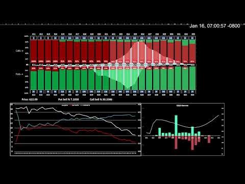 QQQ Options Premium / Volume Profile - 1/16/26