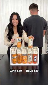 Four Box Double Guess Money Match! Orange Drink Edition