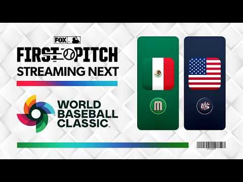 World Baseball Classic: USA vs Mexico | First Pitch