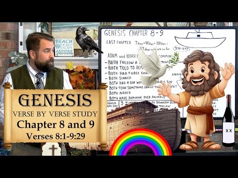 Genesis 8:1-9:29 NOAH AND HAM'S SIN #noahsark #rainbow #dove