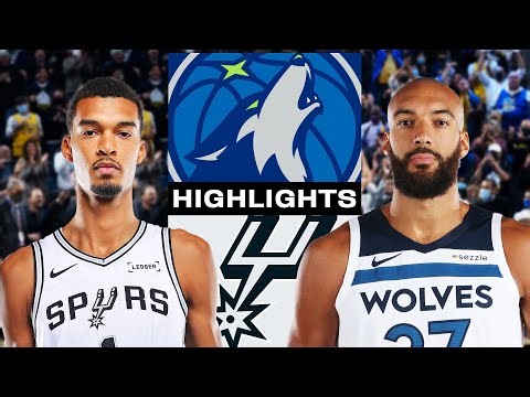 San Antonio Spurs vs Minnesota Timberwolves FULL GAME HIGHLIGHTS