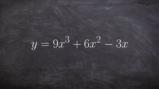 Determine the zeros for a polynomial by factoring