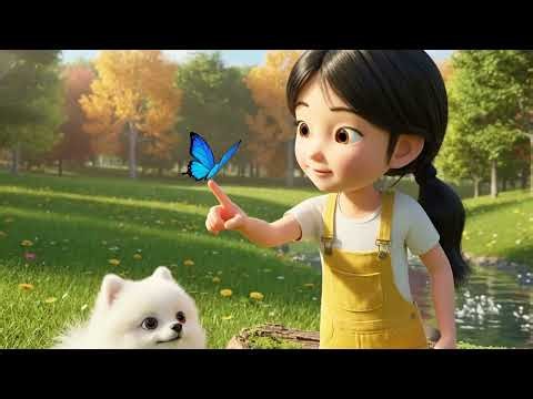 Vy & Bông: Let's play with the butterflies, Bông! | Magical 3D Adventure for Kids