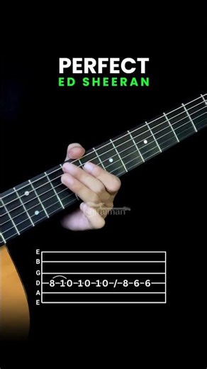 Ed Sheeran - Perfect intro #guitartabs