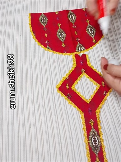Lace Cutting and Stitching Neck Design Tutorial
