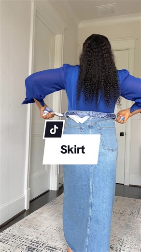 GRWM: how to Style a denim skirt for brunch ✨Rate my outfit on 10. - Shop all outfits link in bio LTK #fashion #skirt #outfit