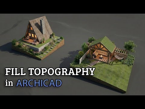 Fill and Dig Topography Tutorial in Archicad