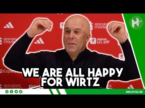 EVERYONE is happy for WIRTZ! | Arne Slot | Liverpool 2-1 Wolves