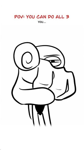 Cant Do These 3 Things 😅 (Animation Meme) Anim: RedFlowerCrown #shorts