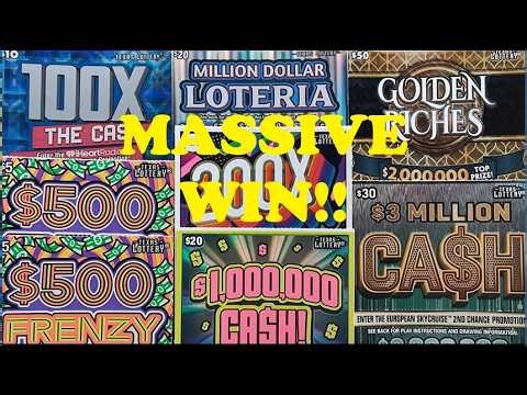 MASSIVE WIN! WINNING TICKET DELIVERS HUGE CASH! Texas Scratch Offs Games🤑🏆🔥
