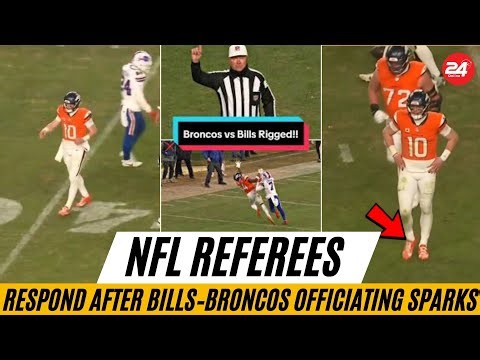 NFL referees respond after Bills–Broncos officiating sparks “rigged” accusations