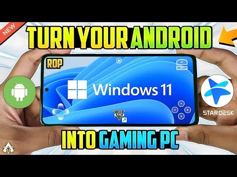 🔥 How To Play PC Games On Mobile - StarDesk Remote Desktop | Turn ANY Android Into Windows Gaming PC