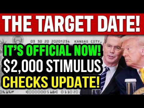 Trump Just Dropped a $2,000 Check Target Date… But There’s a HUGE Catch!