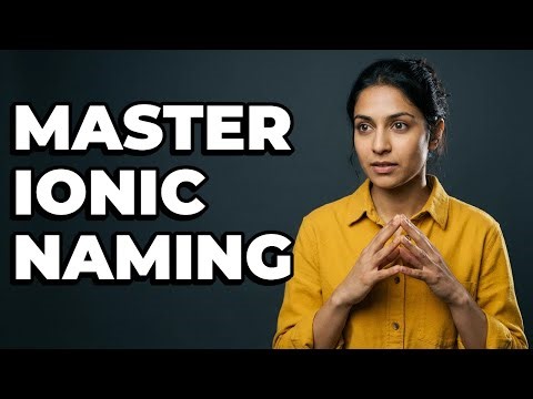 How Do I Master Naming Ionic Compounds With Examples?