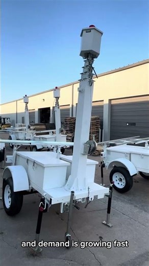 Mobile Surveillance Units Are Taking Over (Solar Powered Security Trailers In Stock)