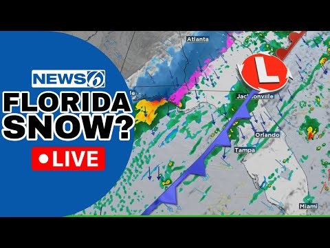 🔴NEWS 6 WEATHER LIVE AT 9:30 | Arctic Air BLASTS Into Florida. How Cold Will It Get?