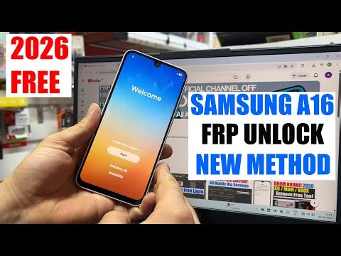 Samsung A16 FRP Bypass 2026, Remove Google Account | Samsung A16 5G FRP Unlock Android 16
