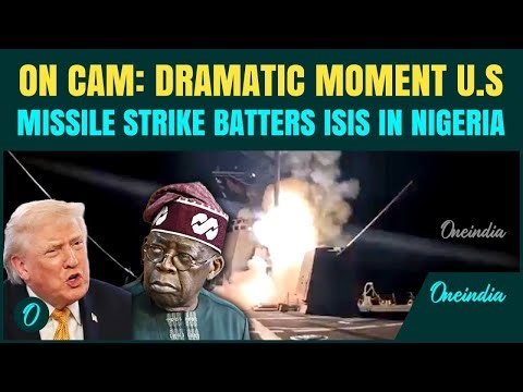US Strikes ISIS In Nigeria CHILLING VIDEO: Moment U.S Warship Fires Missiles as Trump Orders ATTACK