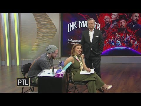 "Ink Master" contestant and Pittsburgh native Seth Holmes gives Heather some new ink