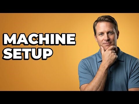 How Do You Set Up a Basic Racket Stringing Machine?