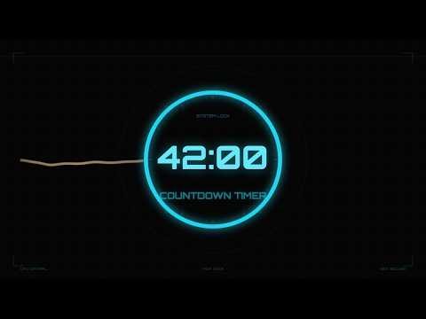 42 Minute Countdown Timer ⏱️ [42:00] HD with Sound Effects & Explosion